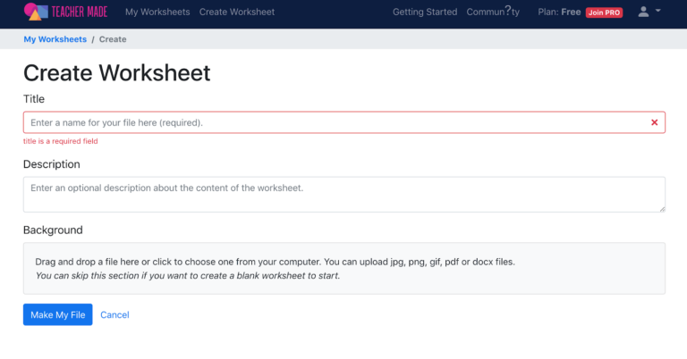 Make a PDF Editable for Google Classroom | TeacherMade