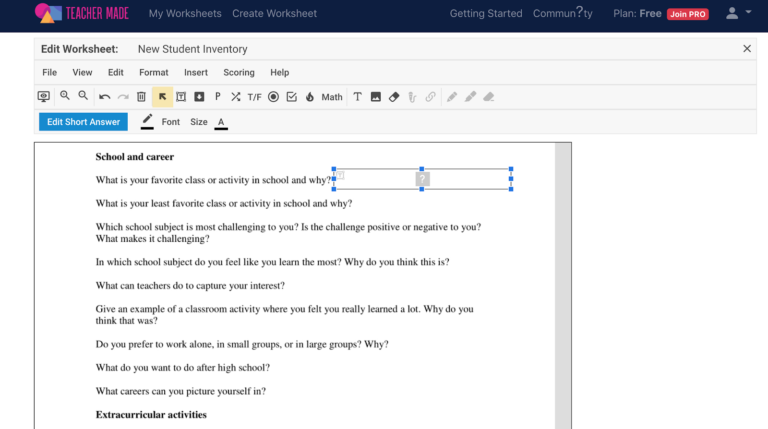 Make a PDF Editable for Google Classroom | TeacherMade