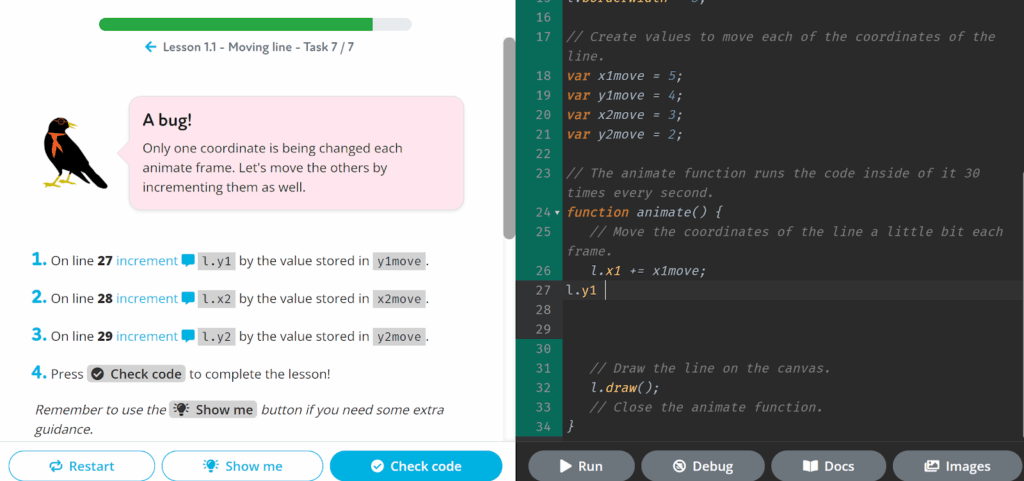 Blackbird Code Offers Two New Self-paced Coding Lessons - Classwork