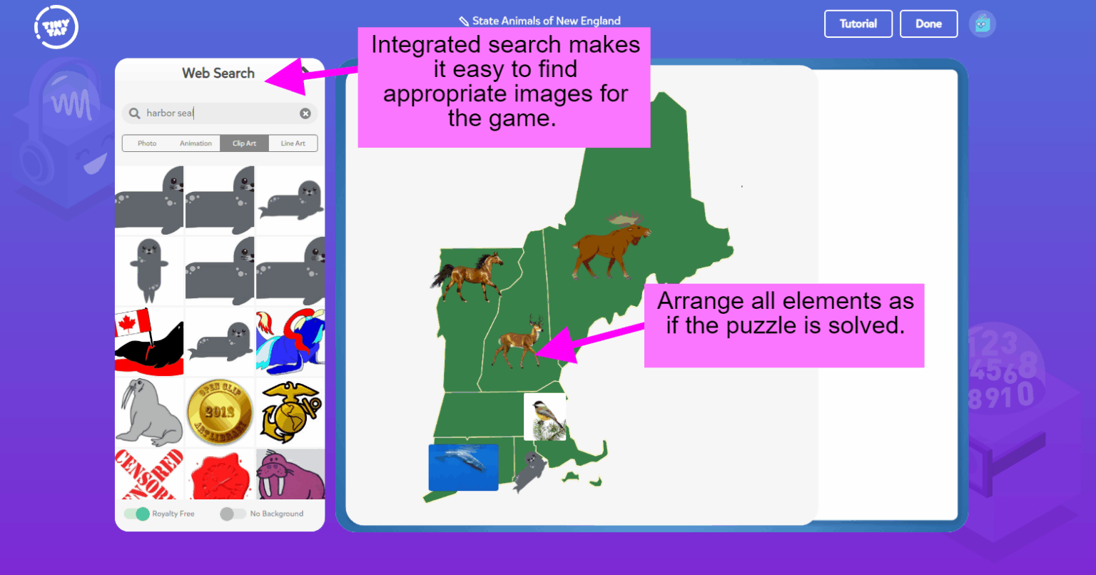 Create an Educational Puzzle Game With TinyTap - Classwork