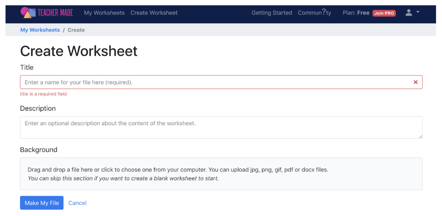 How to create a digital worksheet in Microsoft Word (.docx)