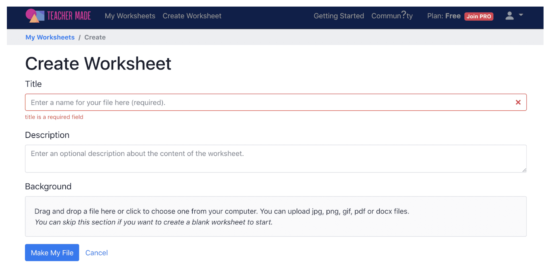 How to create a digital worksheet in Microsoft Word (.docx)