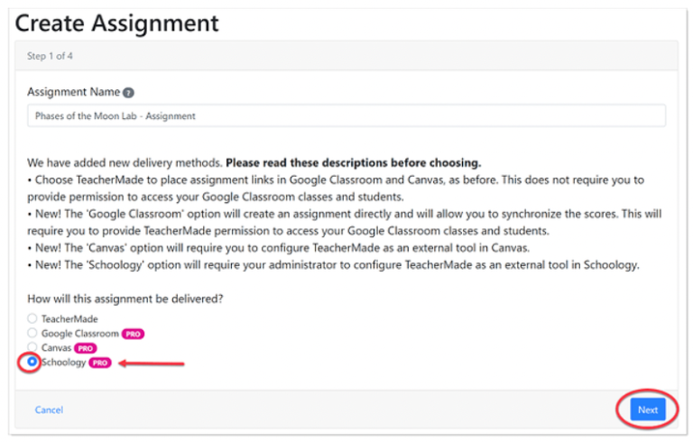 Apps that integrate with Schoology | TeacherMade